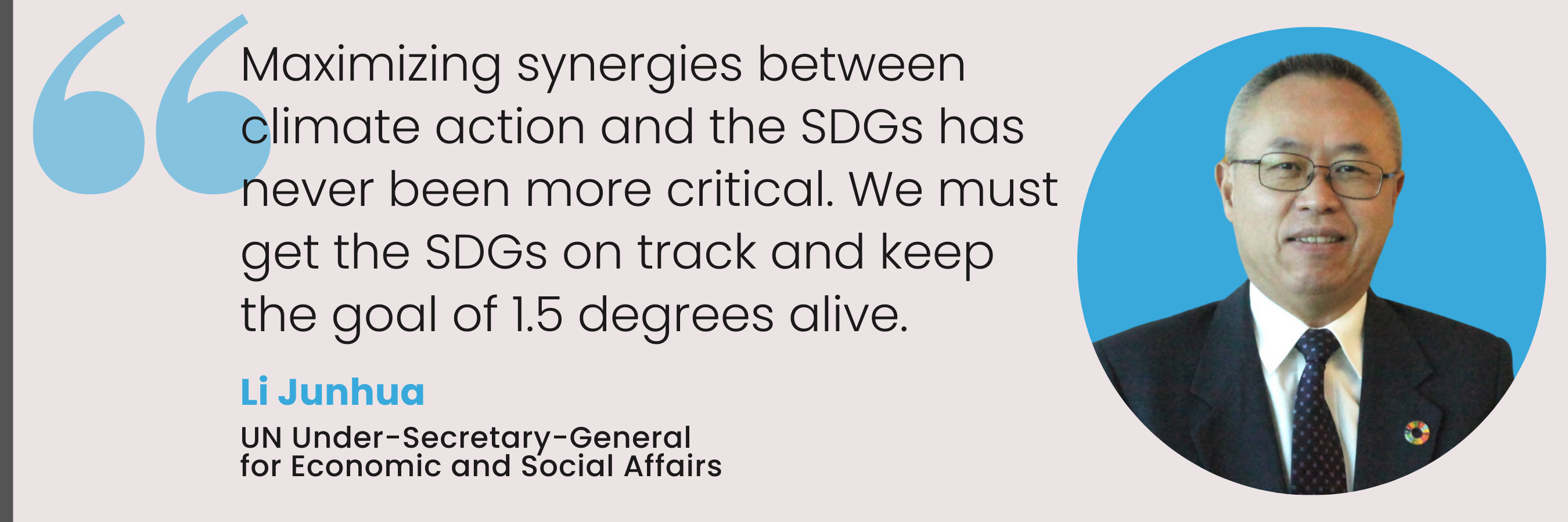 CLIMATE & SDGS SYNERGY FIFTH GLOBAL CONFERENCE | Department of Economic ...